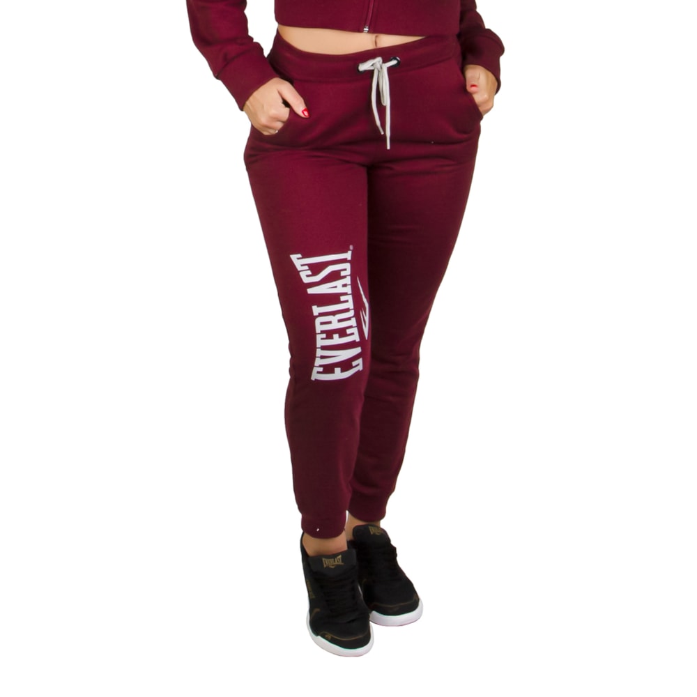 CALÇA CASUAL EVERLAST MOLETOM FEM CALÇA CASUAL EVERLAST MOLETOM FEM
